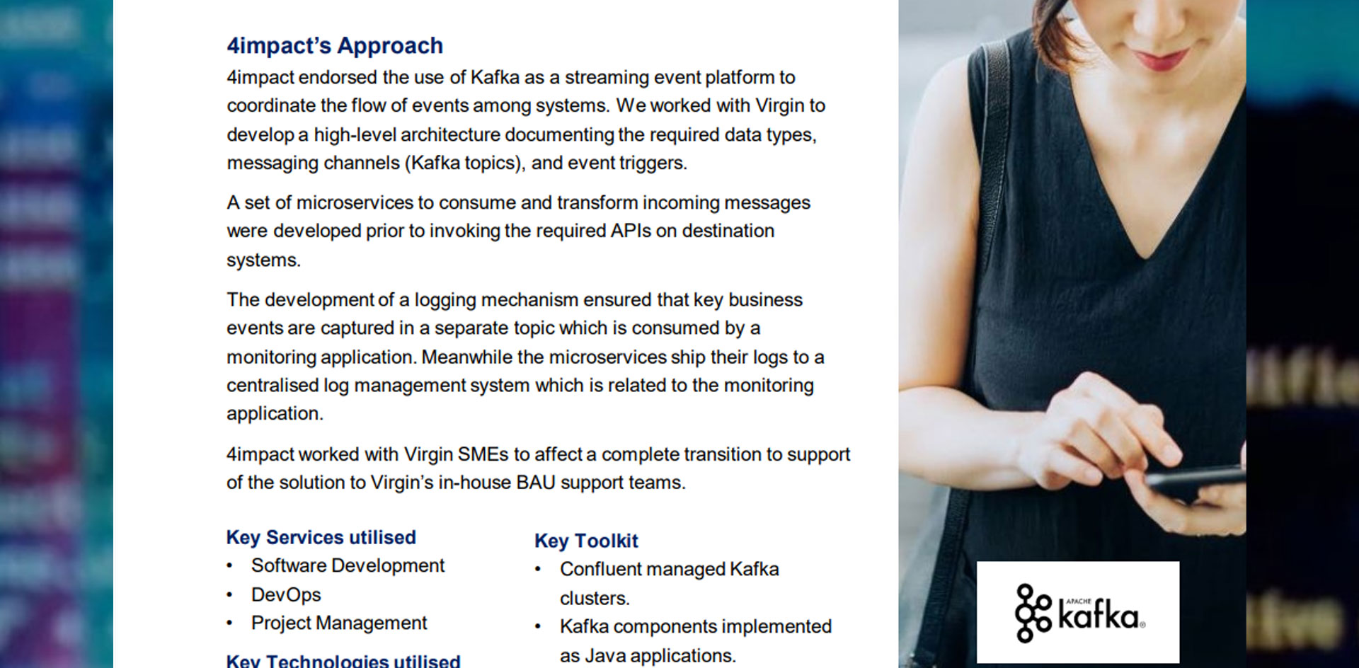 Virgin Australia Business Flyers Loyalty program kafka case study | 4impact Virgin Australia Business Flyers Loyalty program kafka case study | 4impact